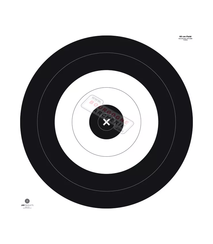 Blason IFAA Field 65cm JVD - Bourgogne Archerie