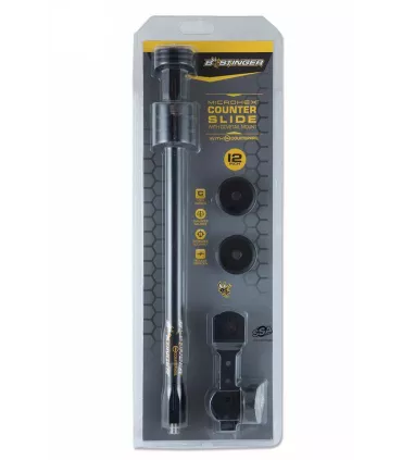 Stab chasse B-Stinger Microhex Counter Slide Dovetail - Bourgogne Archerie