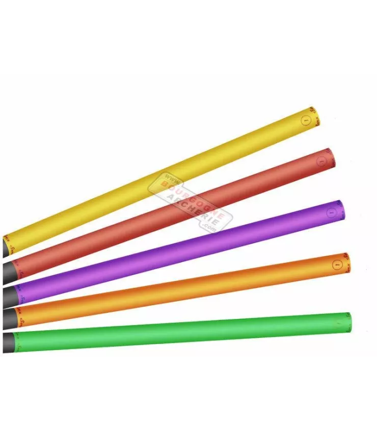 Fin de série Sachet 12 Wraps Socx Wave FLUO max 5.5mm - Bourgogne Archerie