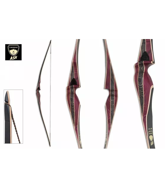 Arc droit dit Longbow à utiliser avec des flèches en bois - Bourgogne Archerie