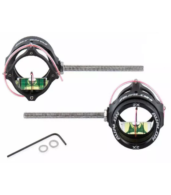 Scope complet à monter sur un viseur d'arc à poulies - Bourgogne Archerie