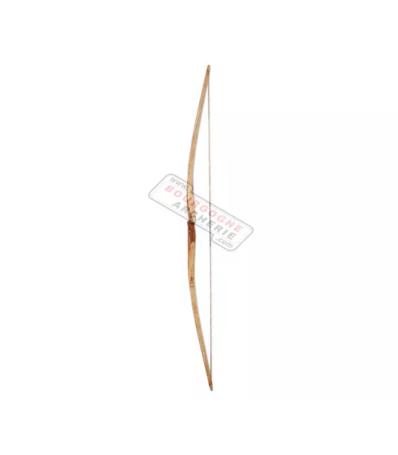 Arc droit dit Longbow à utiliser avec des flèches en bois - Bourgogne Archerie